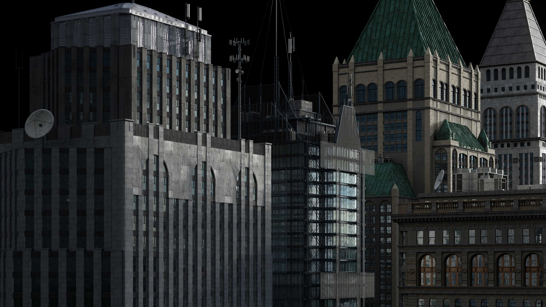 Manhattan – Premium 3D Models and Materials | Kitbash3D – KitBash3D