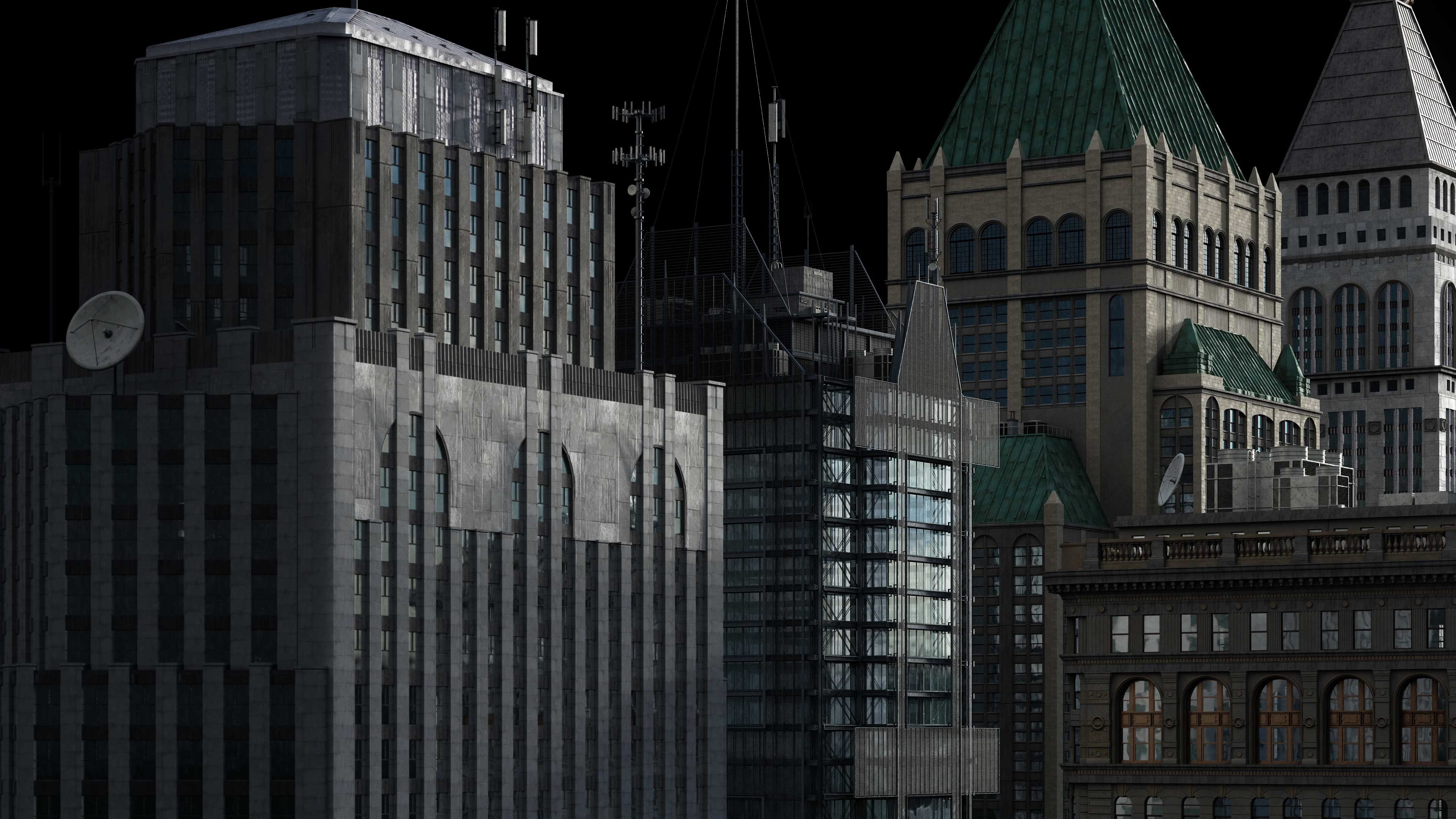 Manhattan – Premium 3D Models and Materials | Kitbash3D – KitBash3D