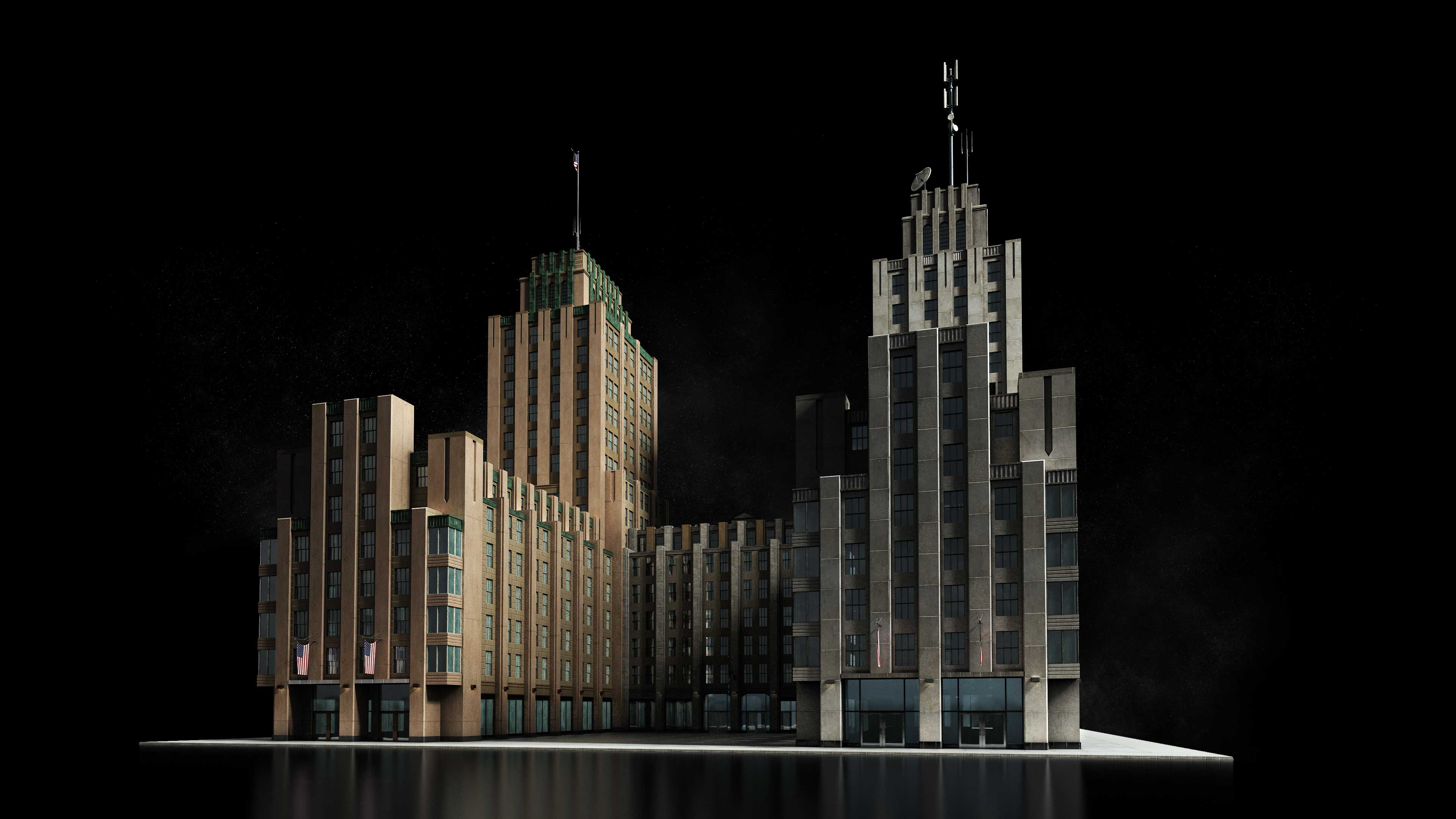 Manhattan – Premium 3D Models and Materials | Kitbash3D – KitBash3D