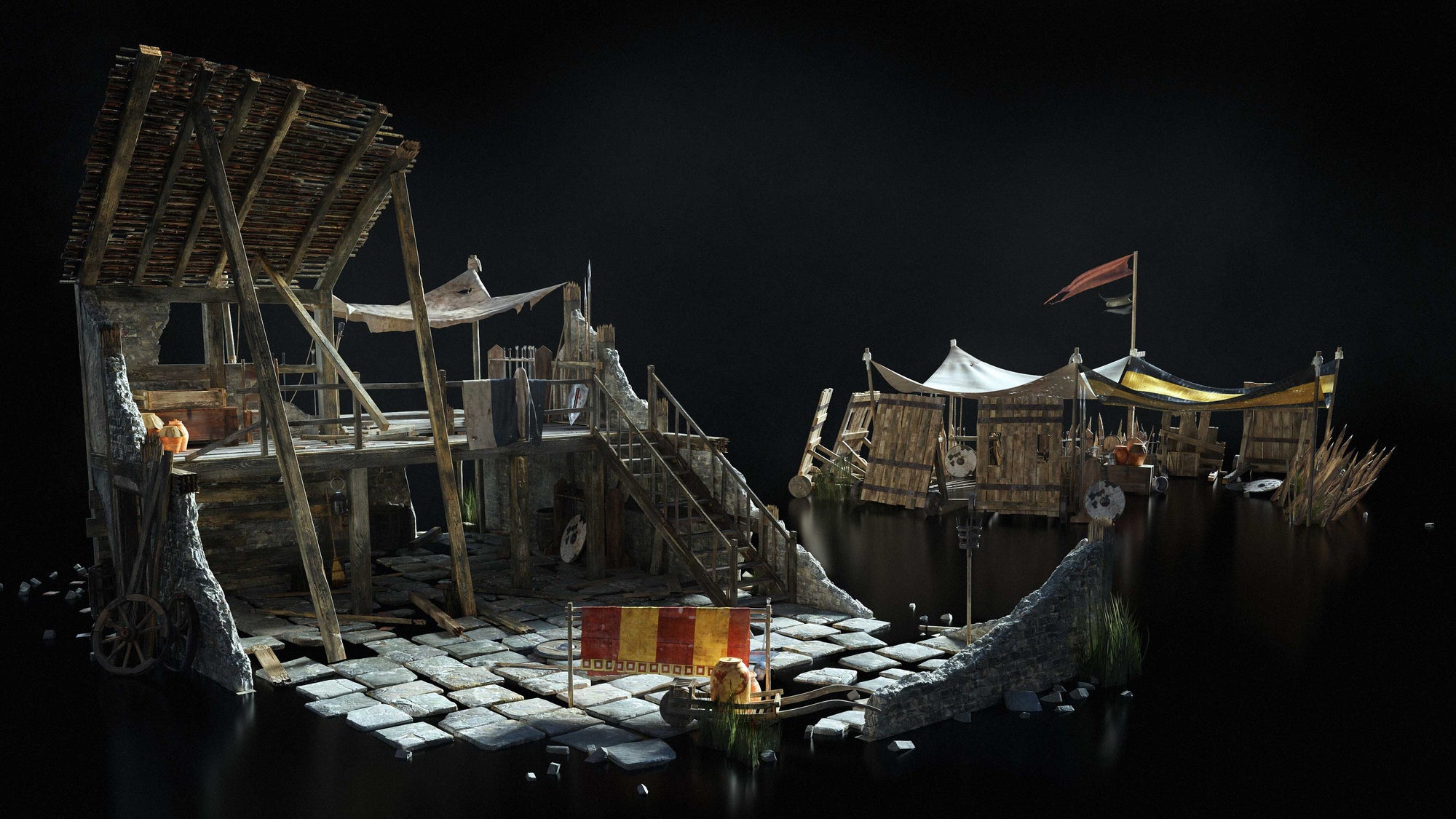 Medieval Siege – Premium 3D Models and Materials | KitBash3D