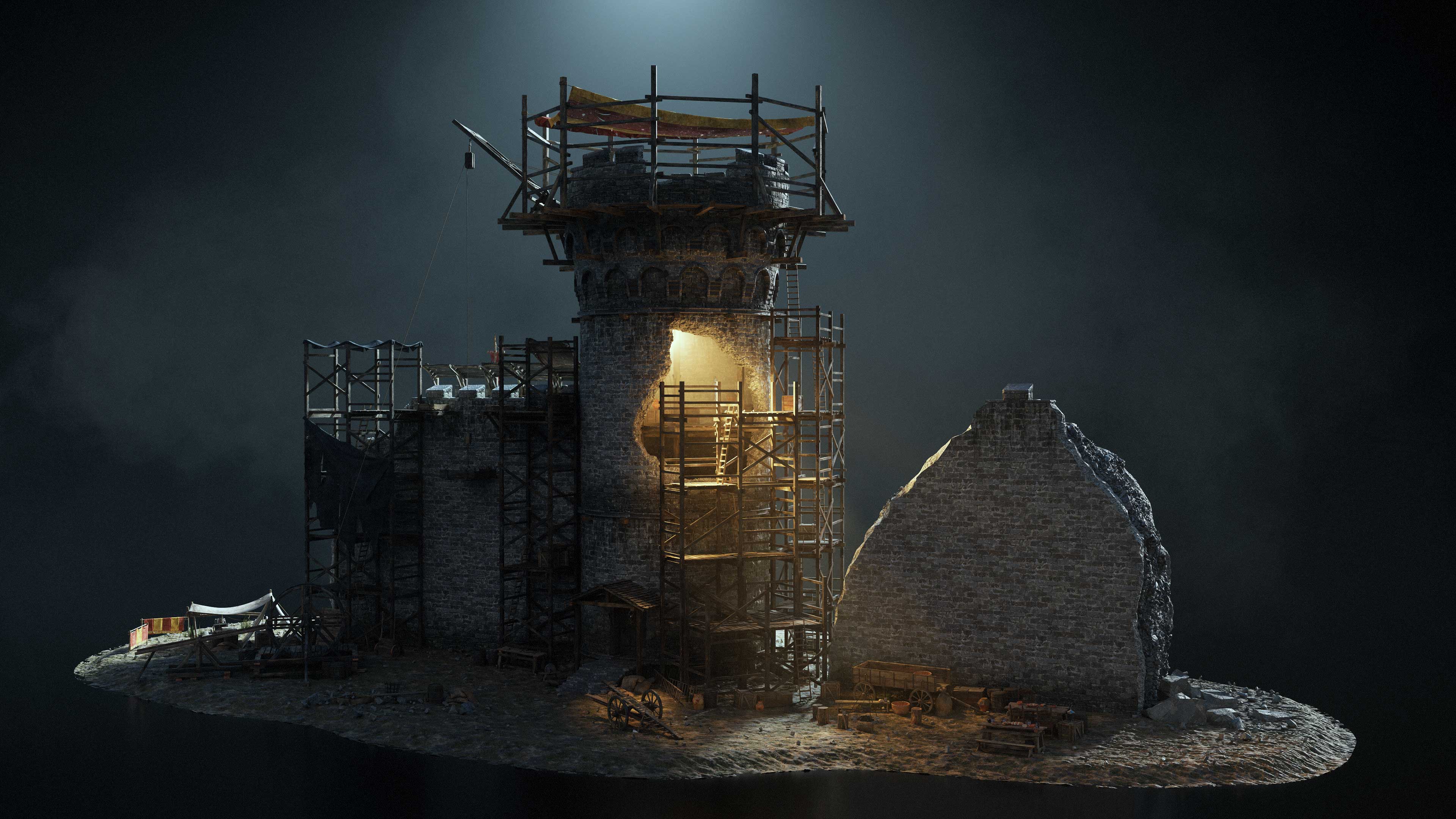 Medieval Siege – Premium 3D Models and Materials | KitBash3D