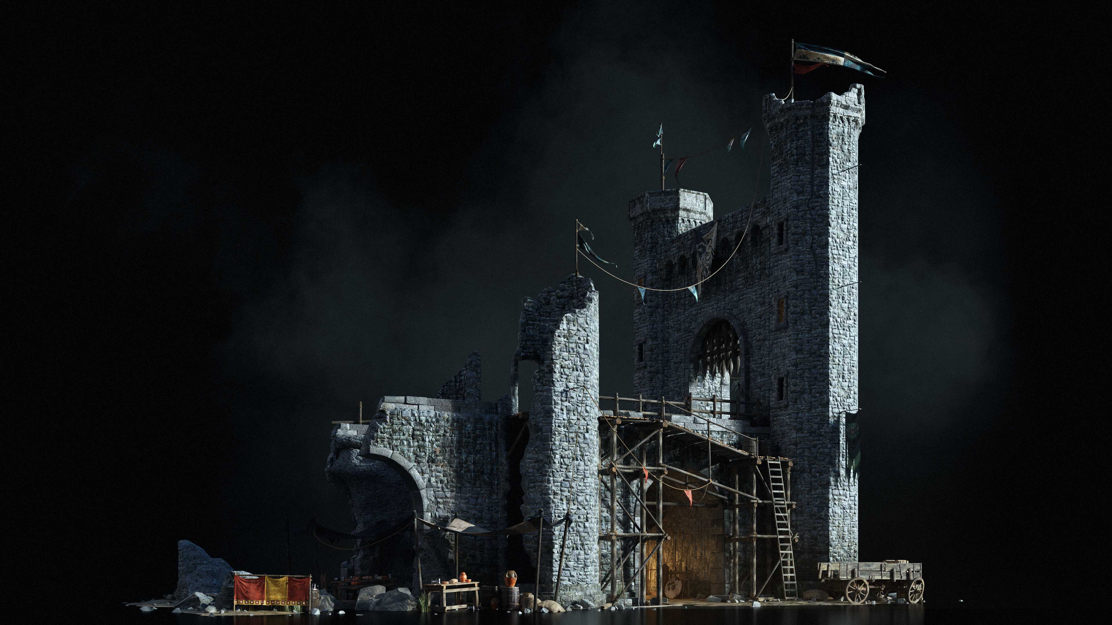 Medieval Siege – Premium 3D Models and Materials | KitBash3D
