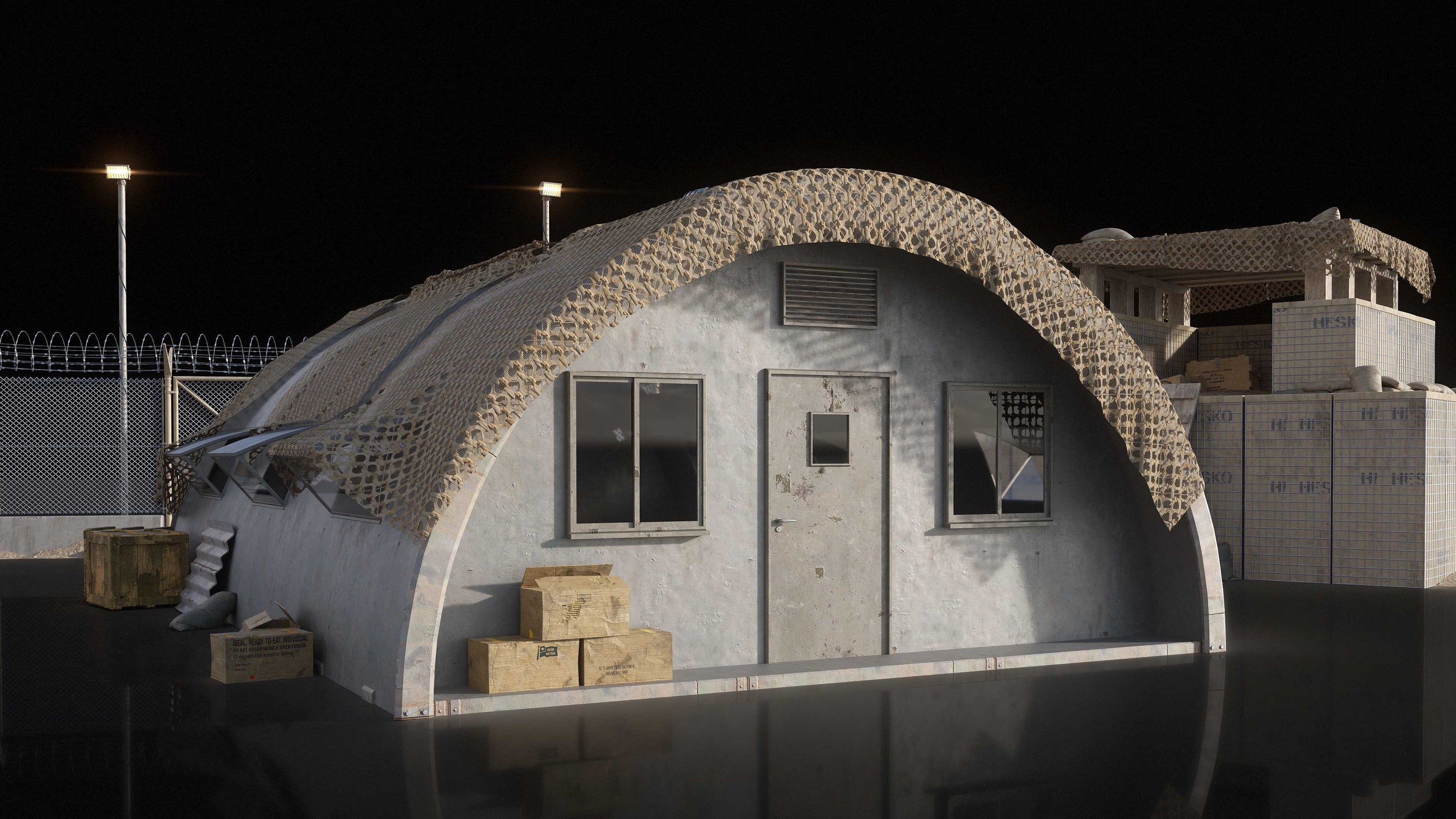 Military Outpost - Premium 3D Models and Materials | KitBash3D