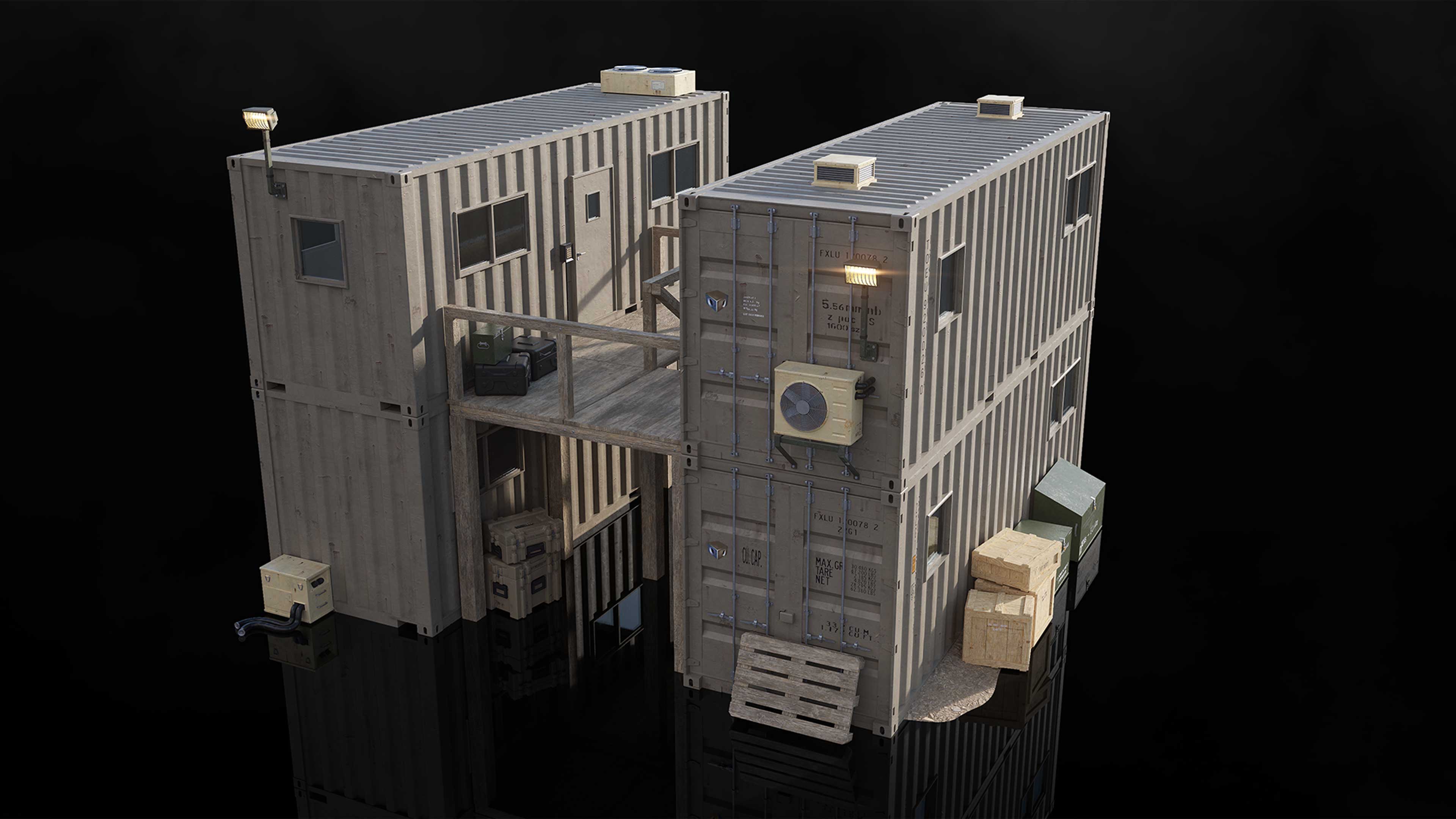 Military Outpost - Premium 3D Models and Materials | KitBash3D