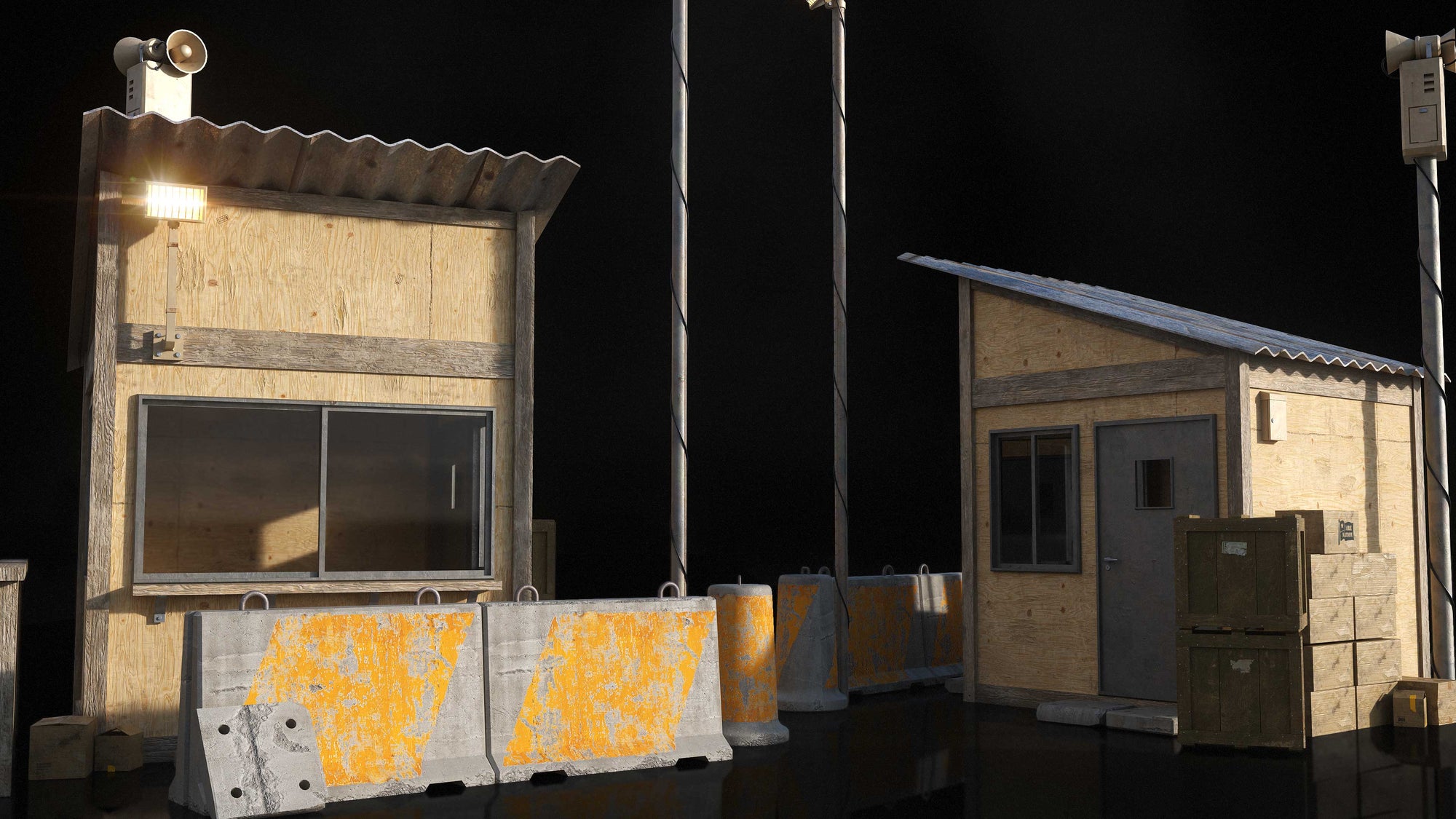 Military Outpost - Premium 3D Models and Materials | KitBash3D