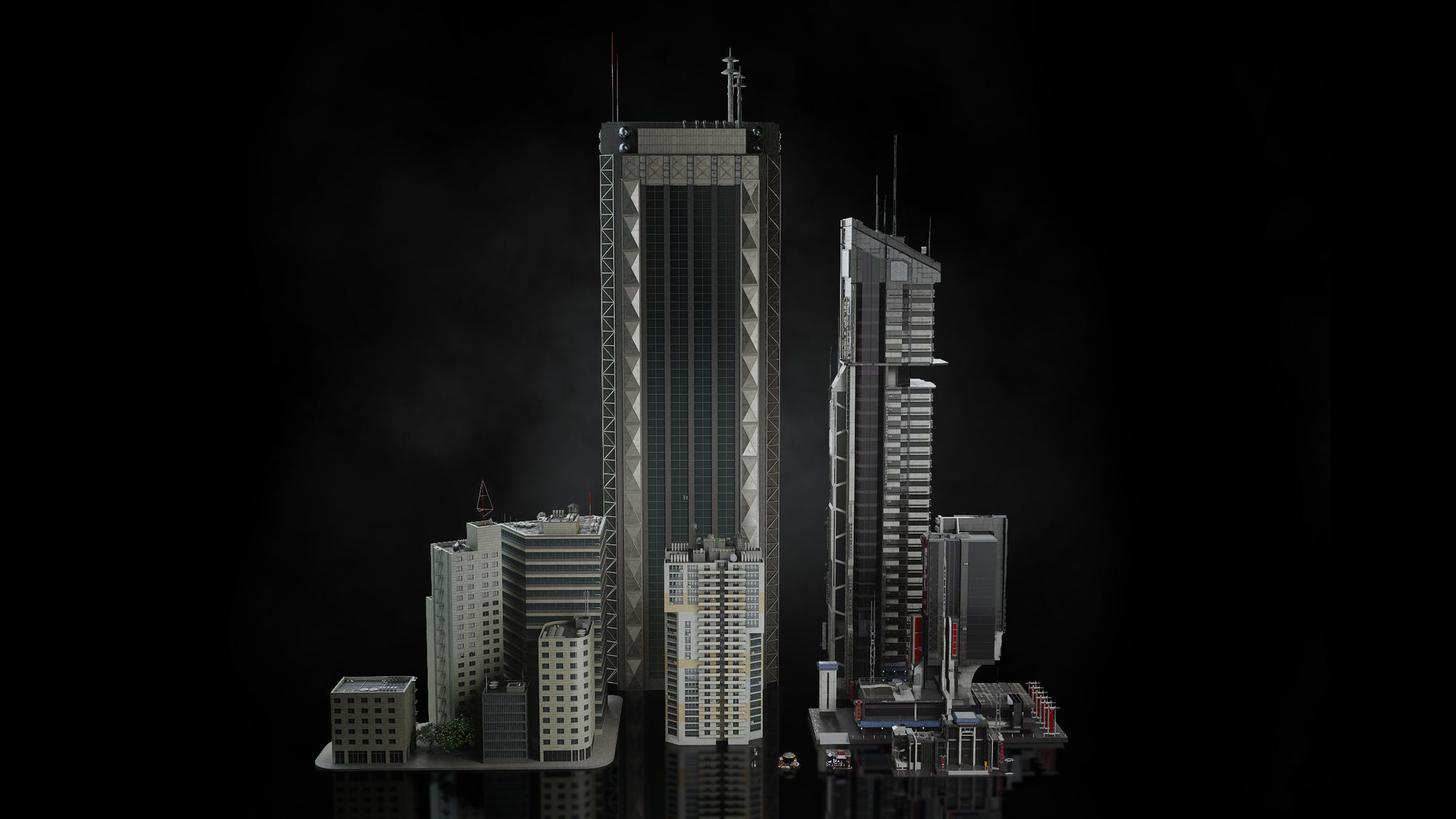 FREE 3D Asset Kit: Neo City – KitBash3D