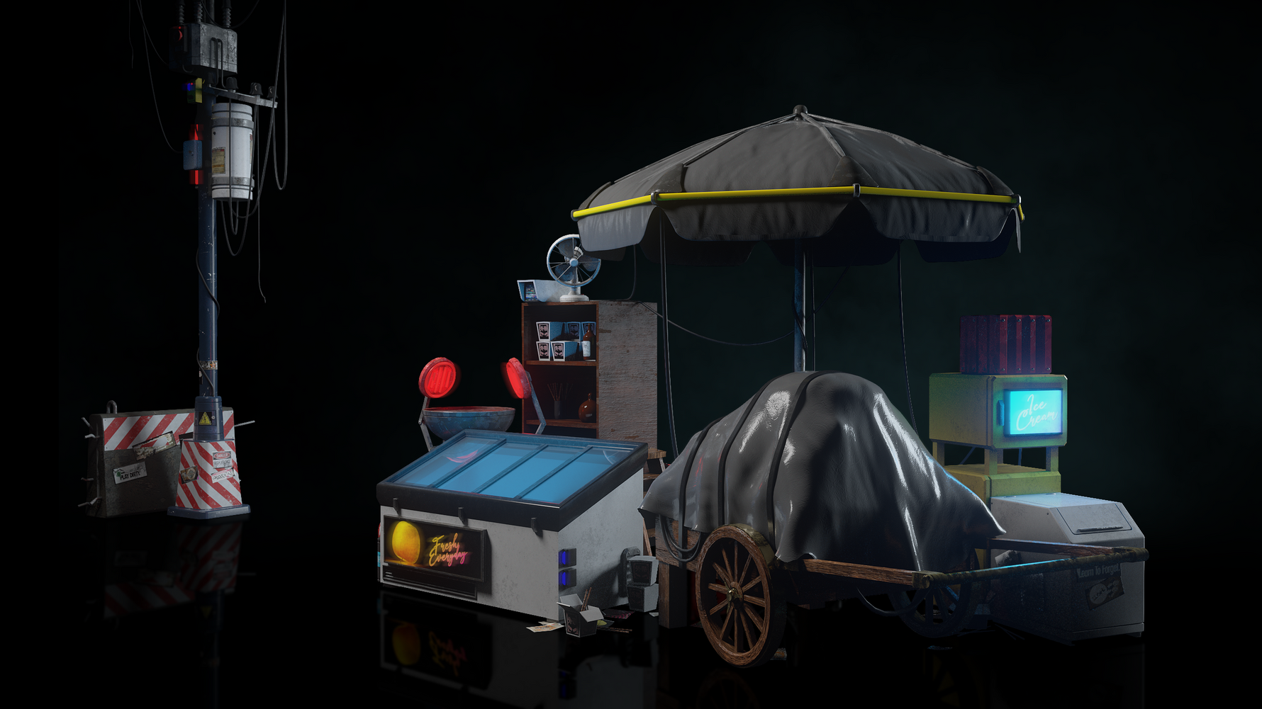 FREE 3D Asset Kit: Neo City – KitBash3D