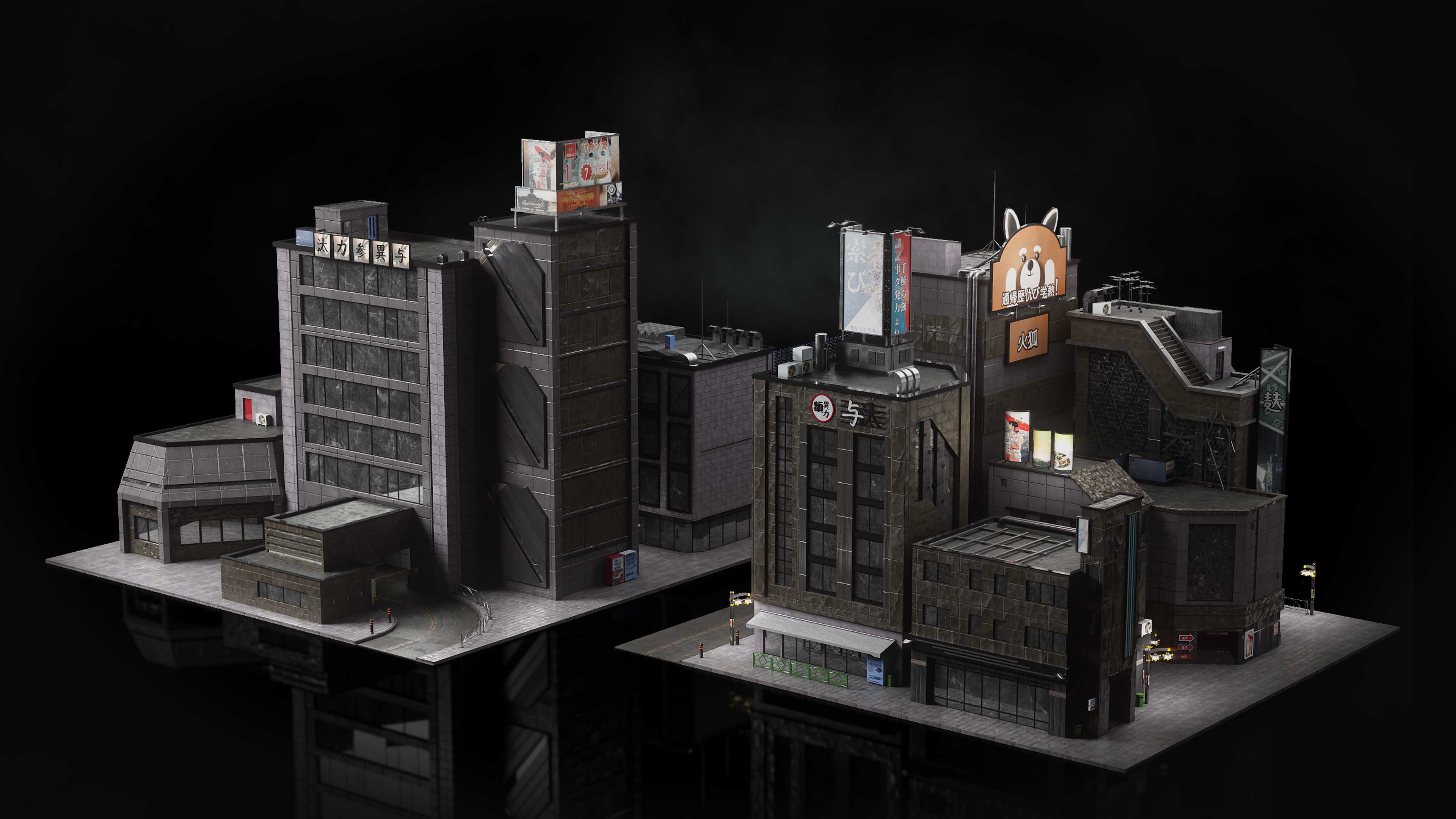 Neo Tokyo II – Premium 3D Models and Materials | KitBash3D