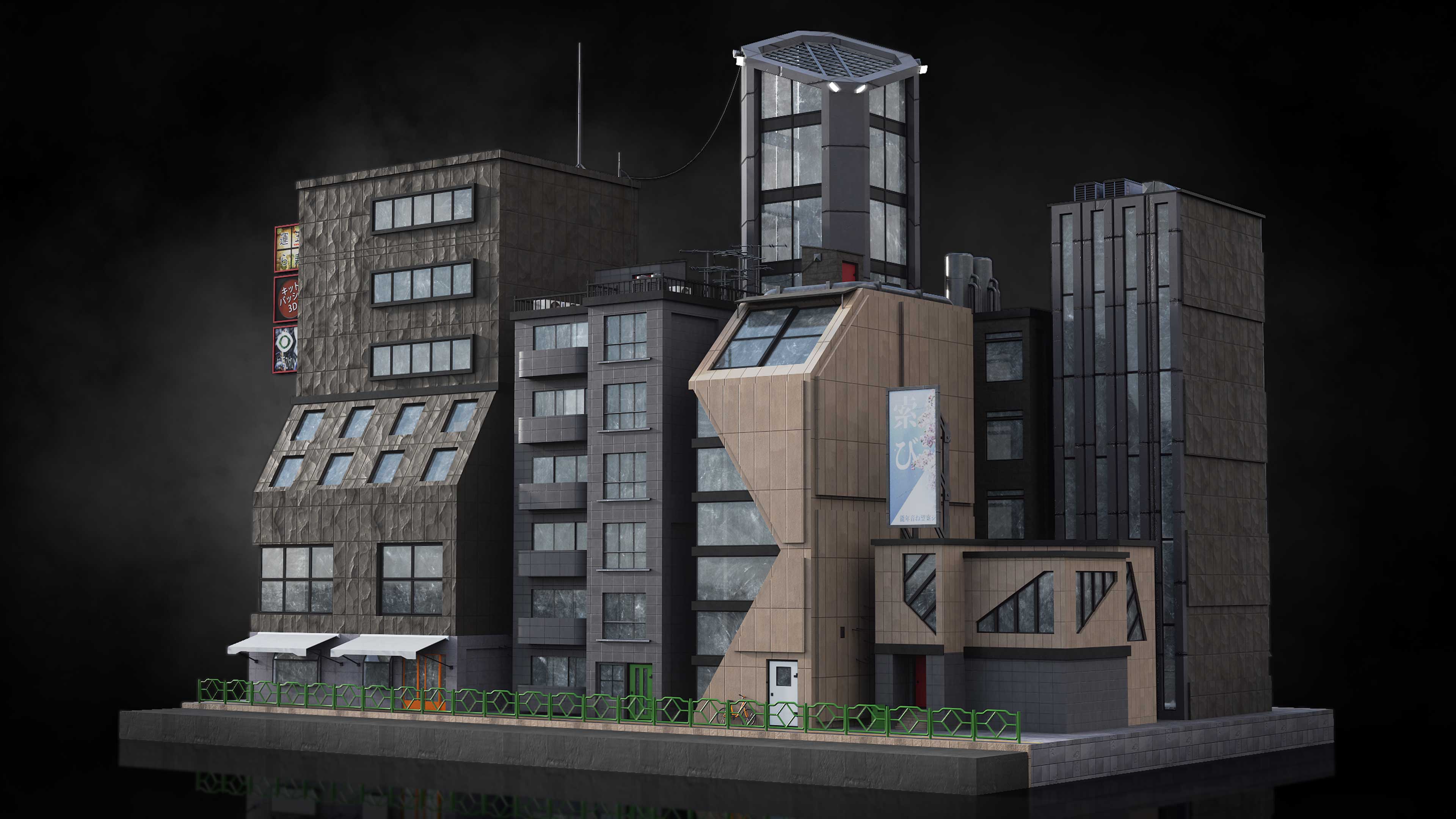 Neo Tokyo II – Premium 3D Models and Materials | KitBash3D