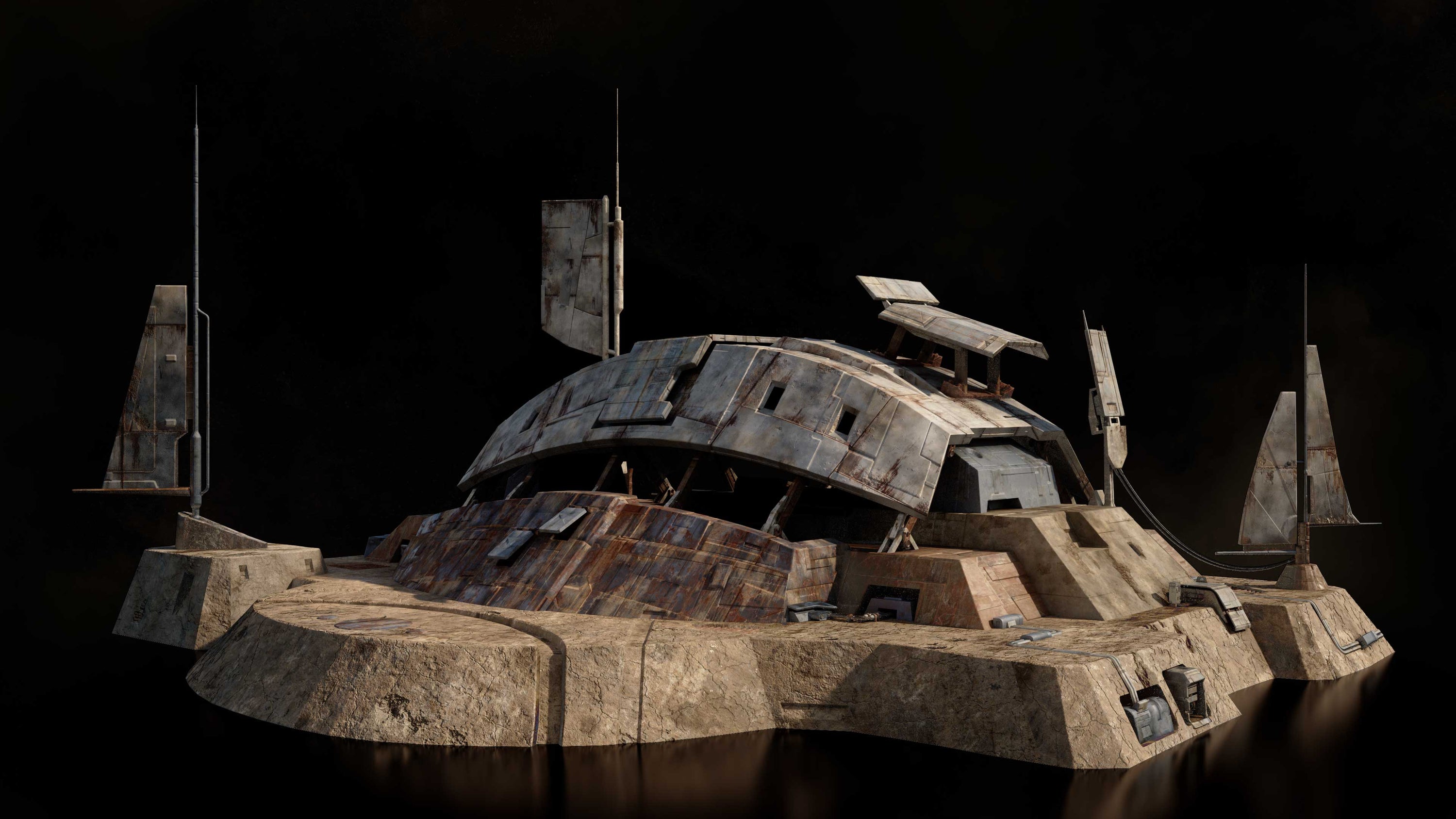 Outpost – Premium 3D Models and Materials | KitBash3D