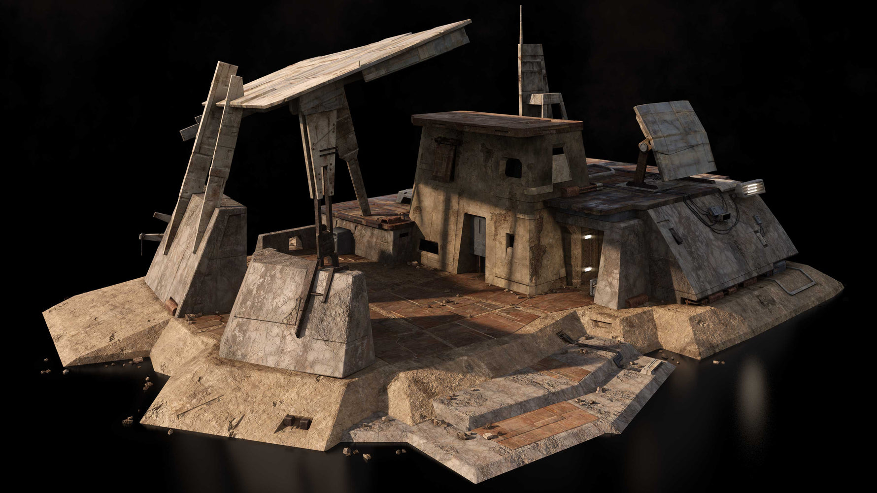 Outpost – Premium 3D Models and Materials | KitBash3D