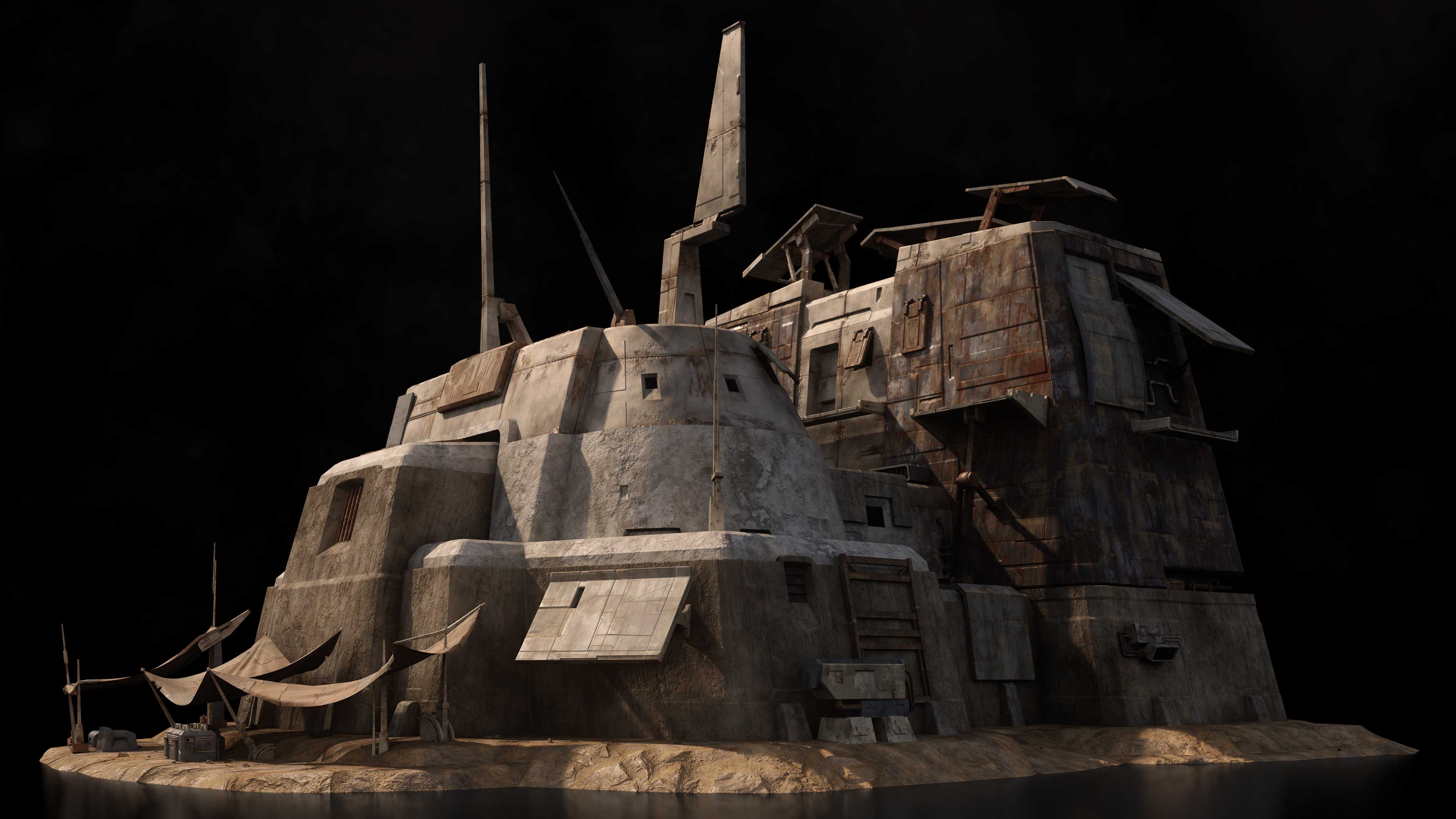 Outpost – Premium 3D Models and Materials | KitBash3D