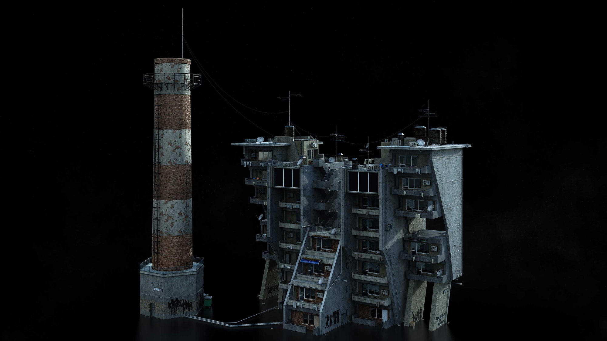 Soviet Blocks – Premium 3D Models and Materials | KitBash3D