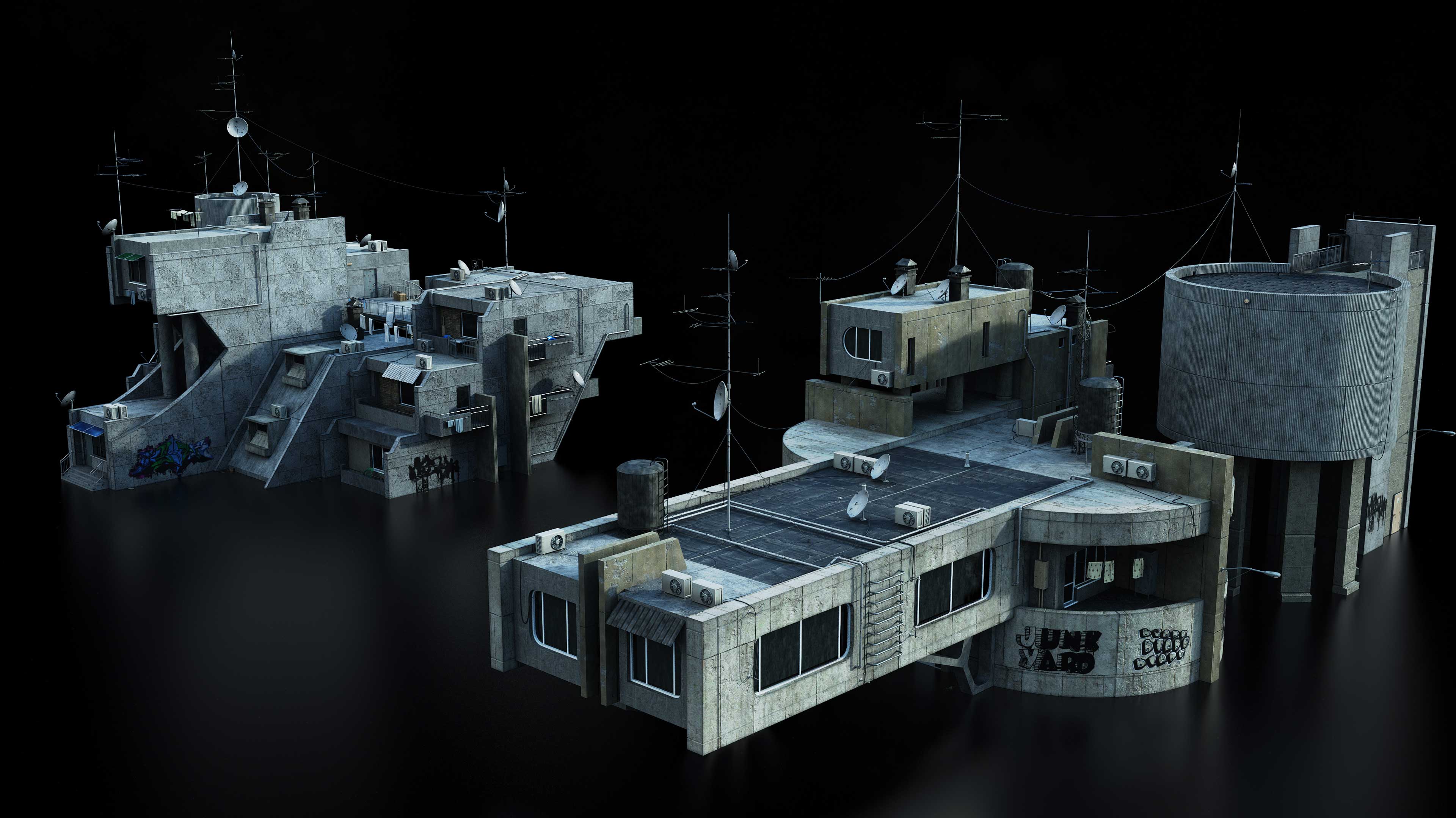 Soviet Blocks – Premium 3D Assets | KitBash3D