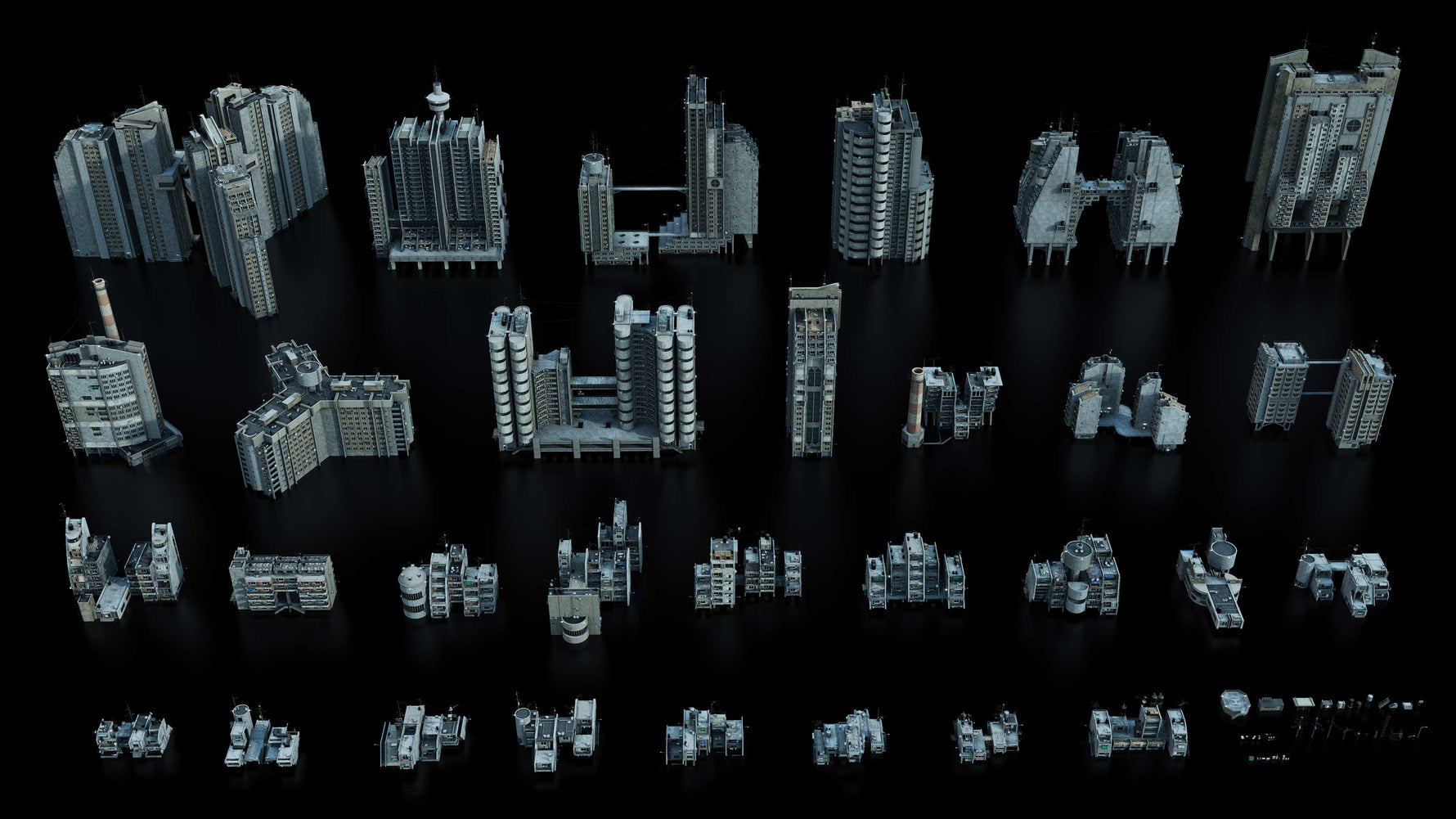 Soviet Blocks – Premium 3D Models and Materials | KitBash3D