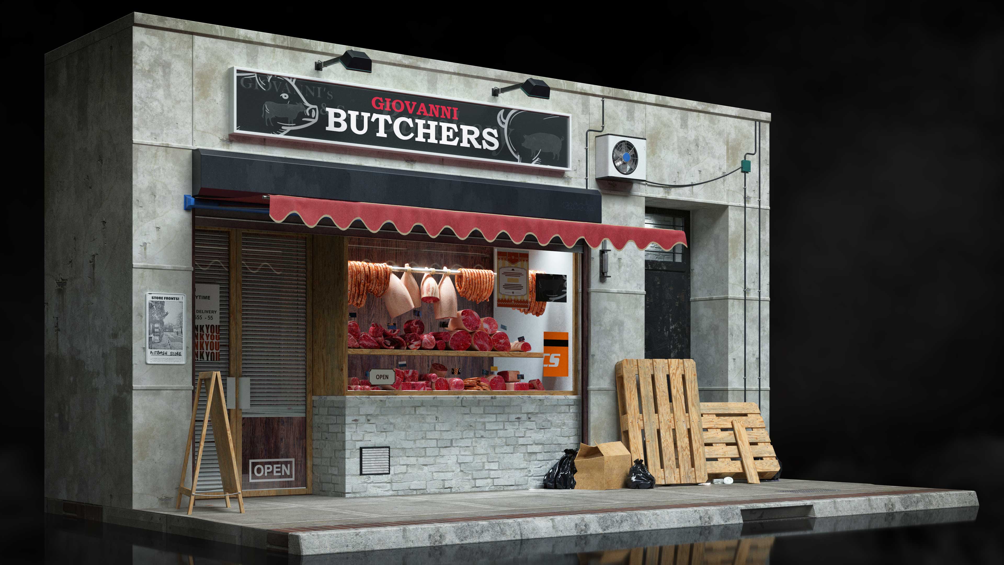 Storefronts – Premium 3D Models and Materials | KitBash3D