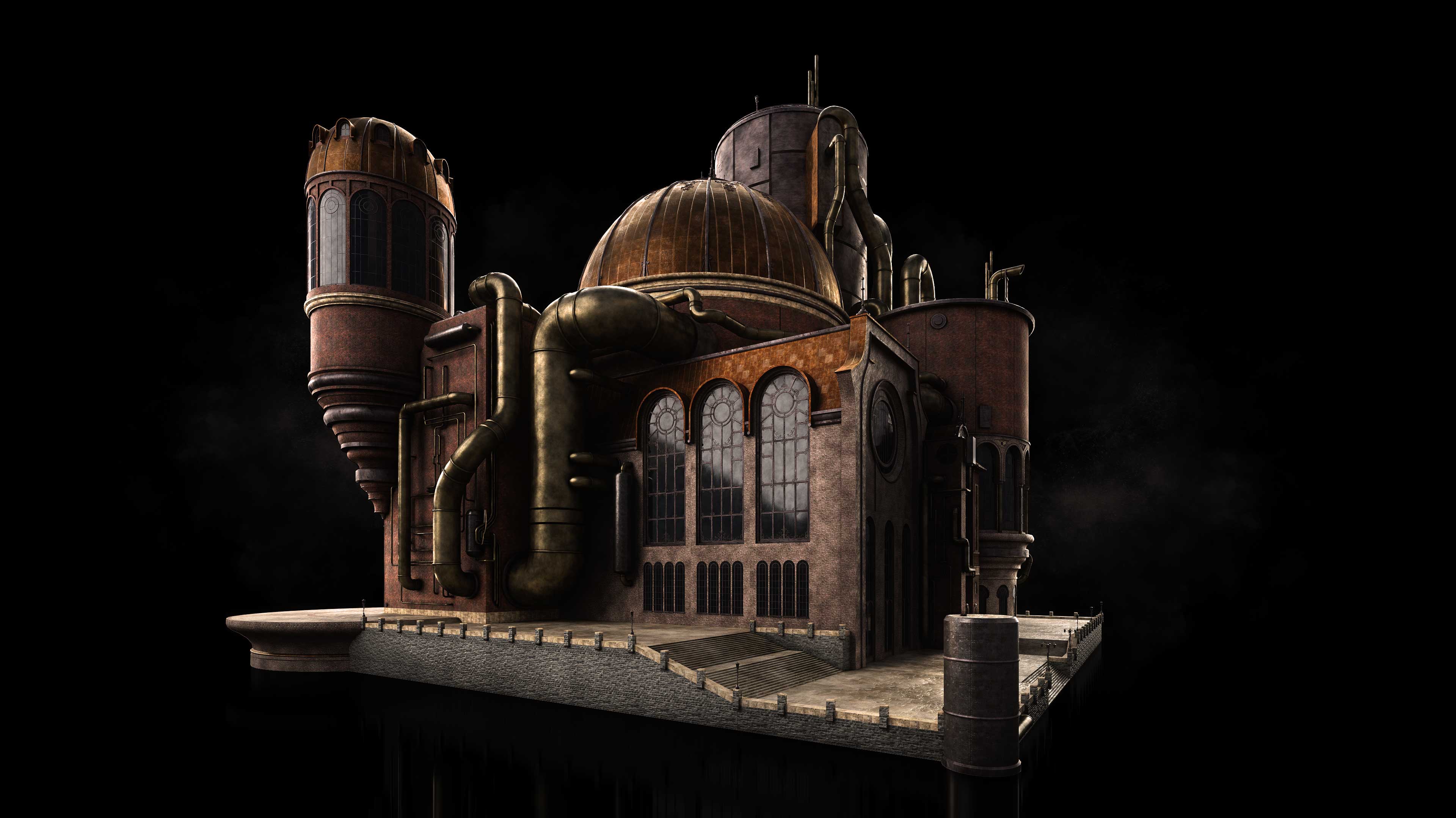 SteamPunk – Premium 3D Models and Materials | KitBash3D