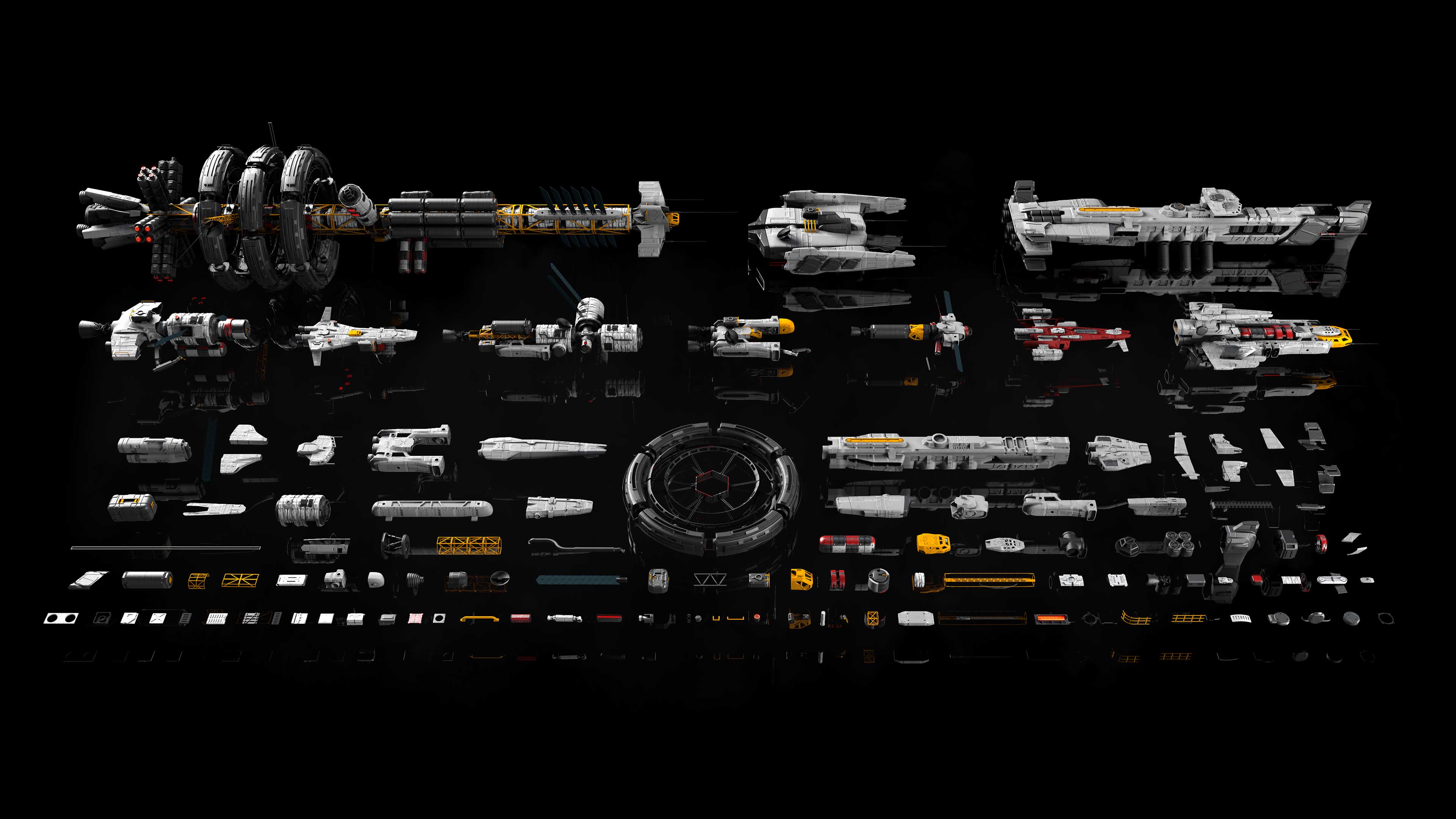 Spaceships - Premium 3D Models and Materials | KitBash3D